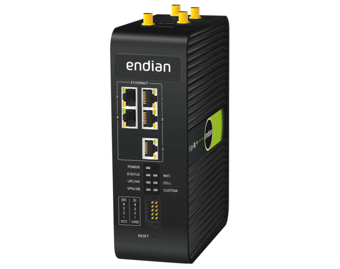 Endian Edge XL – Industrial Security Gateway for OT Environments