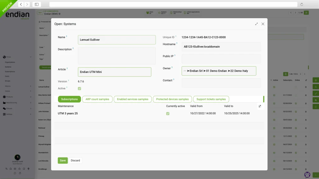 Centralised Support & License Management Platform | Endian Network