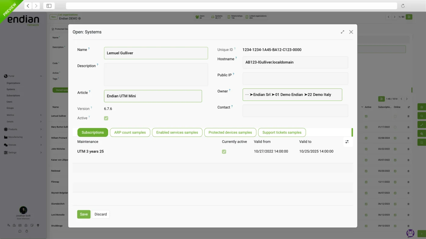 Endian Network – Centralized Management for Endian Devices